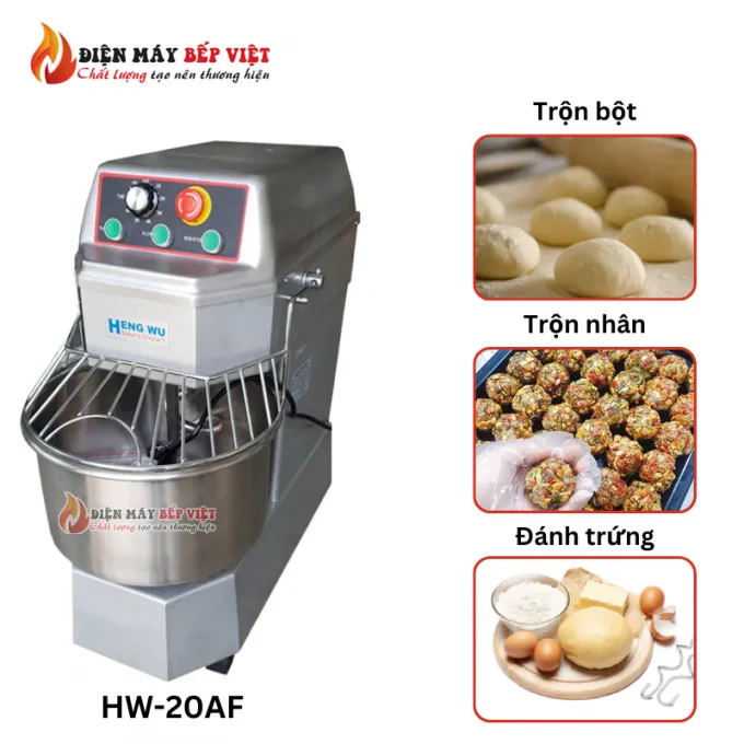 Máy trộn bột + đánh trứng + trộn nhân HW-20AF
